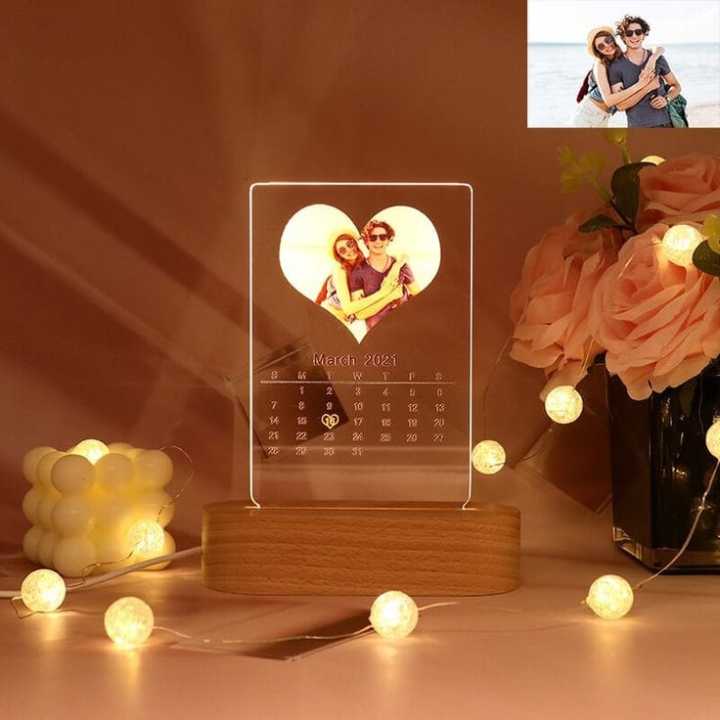 Customize Photo 3d Invitation Lamp illusion lamp, 3D Light Lamp, Night ...