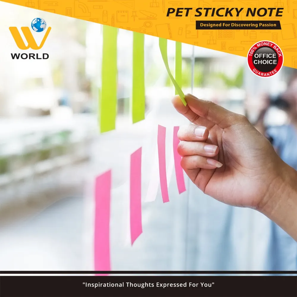 WBM Multi Color Sticky Notes 300 Sheet | Sticky Notes Pad | Daraz.pk
