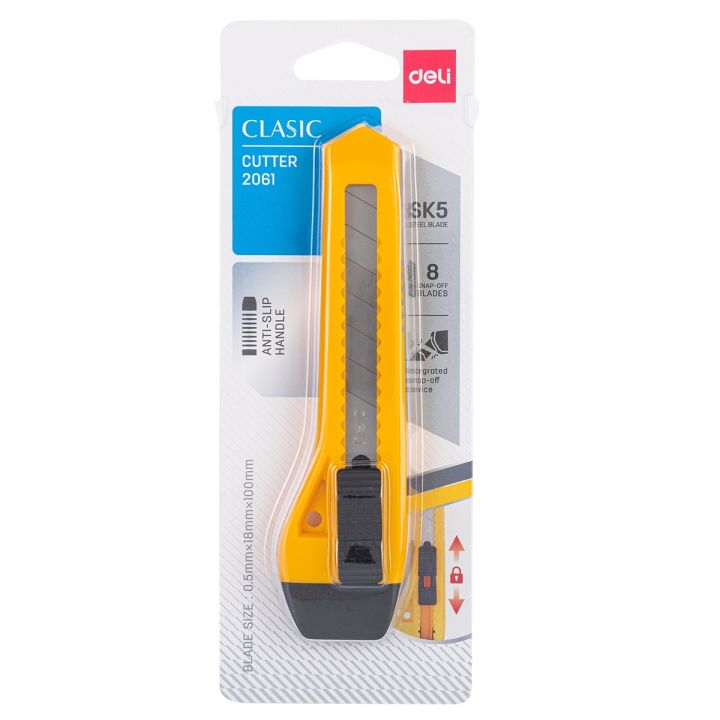 Deli 2061 Utility Knife Paper Cutter 18mm | Daraz.pk