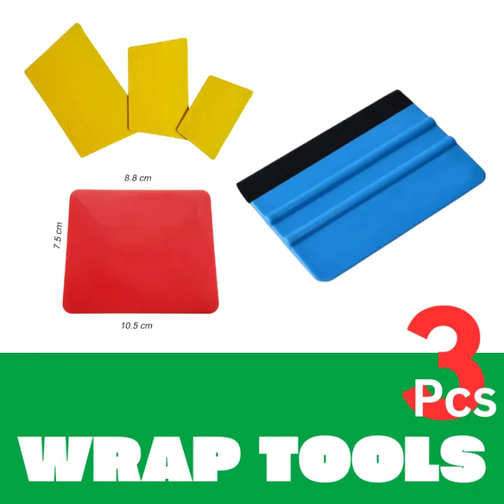 Combo Car Vinyl Wrap Tools Set, Vehicle Wrap Tools Kit Blue Scraper Squeezee | Daraz.pk
