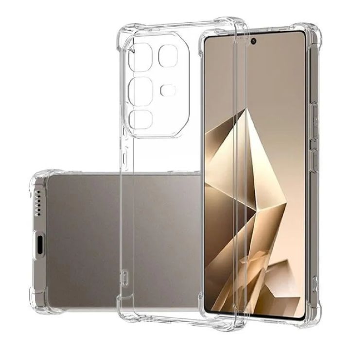 Infinix Note 50 / 50 Pro Bumper Transparent Case – Soft TPU Shockproof ...