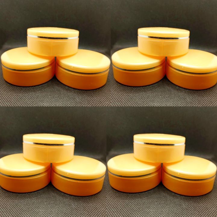 Pack of 12 / Empty Cosmetic Containers Cream Pot Jar Refillable Plastic ...