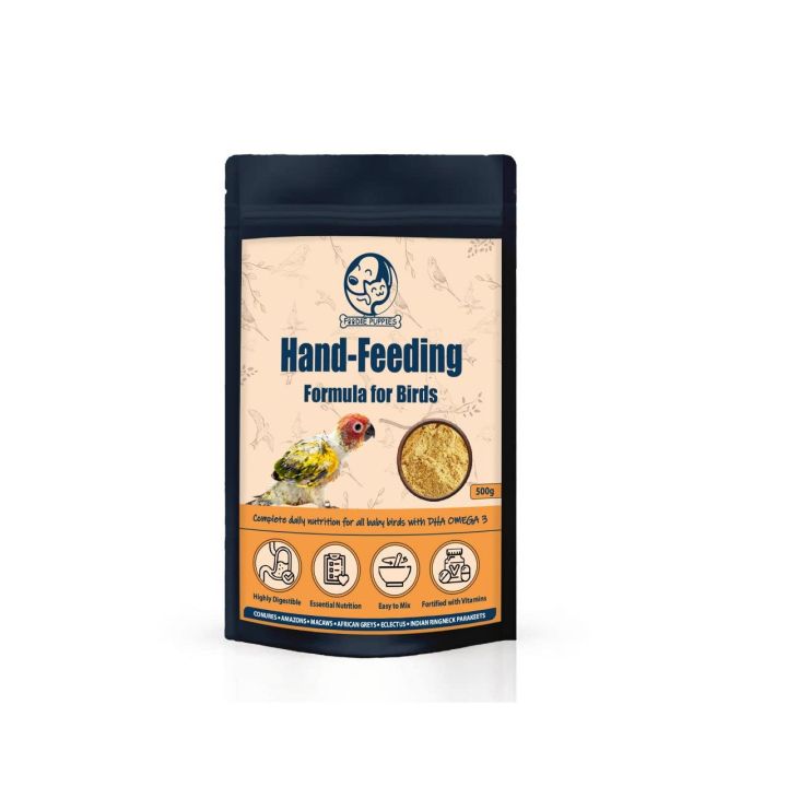 Foodie Puppies Hand Feeding Formula Bird Food - 500gm (Pack of 1 ...