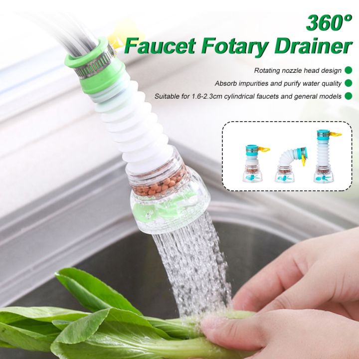 Faucet Extenders Kitchen Faucet Extender 360 Degree Adjustable Water ...