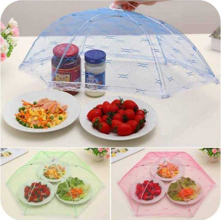 Food Cover 1PC Portable Umbrella Style Food Cover Meal Cover Changing ...