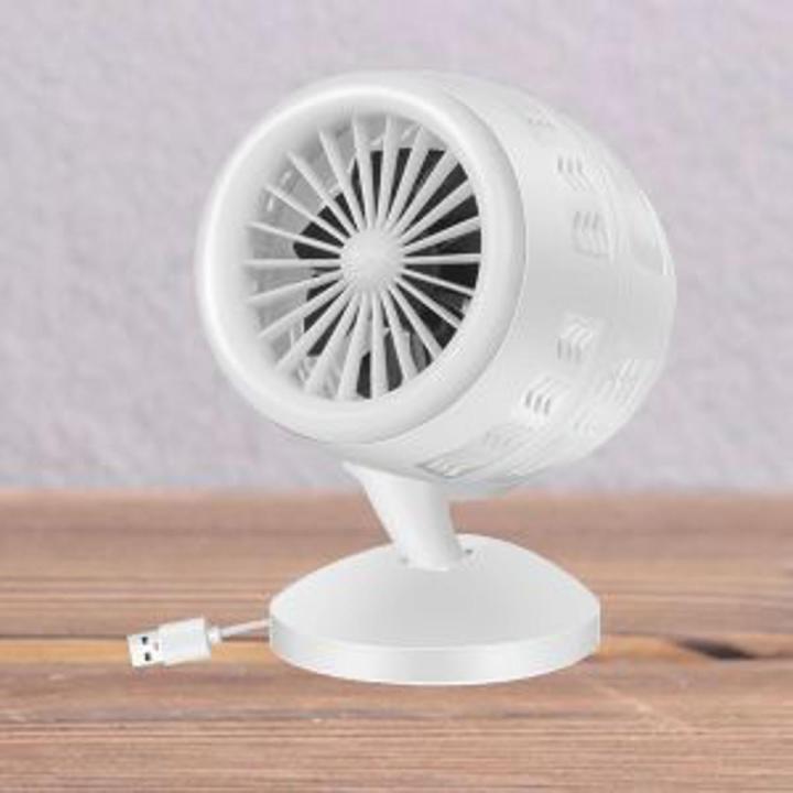 Mini Personal 5-20° Adjustable USB Powered Table Desk Fan Cooling Fan ...