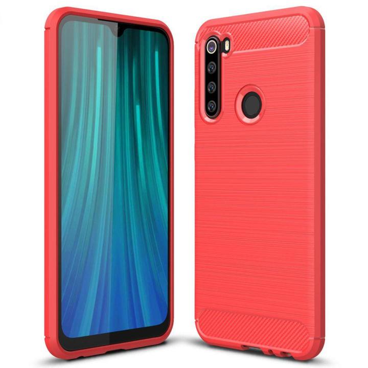 For Xiaomi Redmi Note 8 Carbon Fiber TPU Shockproof Armor Protective Case Cover | Daraz.pk