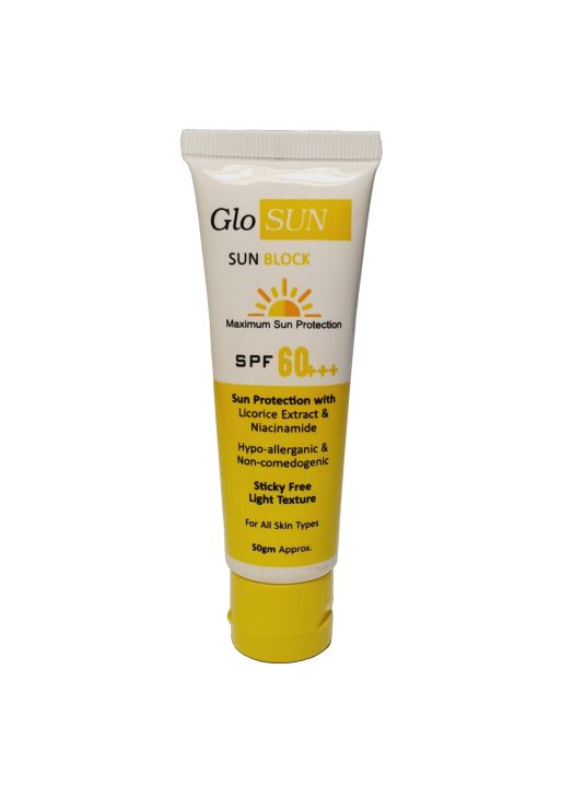 Glo Sun High Protection Sunblock SPF 60 (50 gm) | Daraz.pk