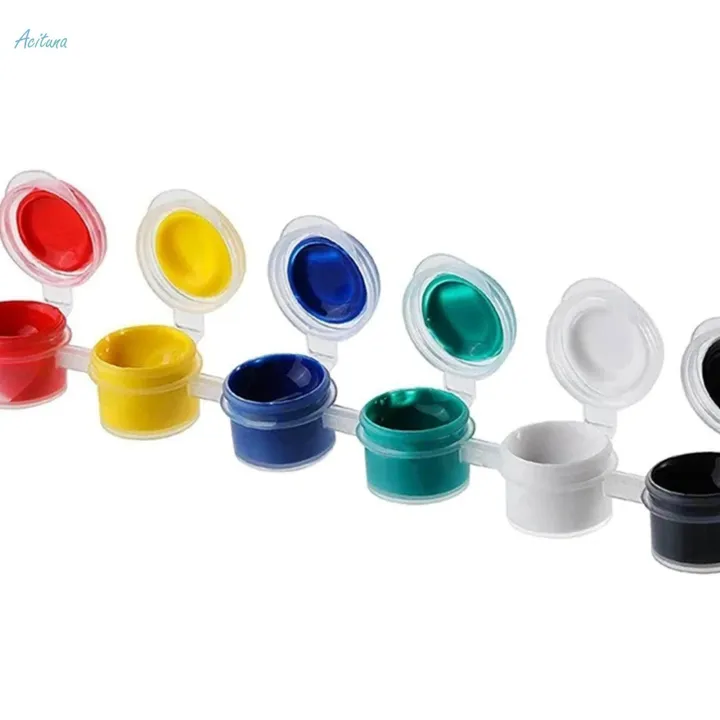 20x Empty Paint Pots Strips Empty Storage Paint Containers for ...