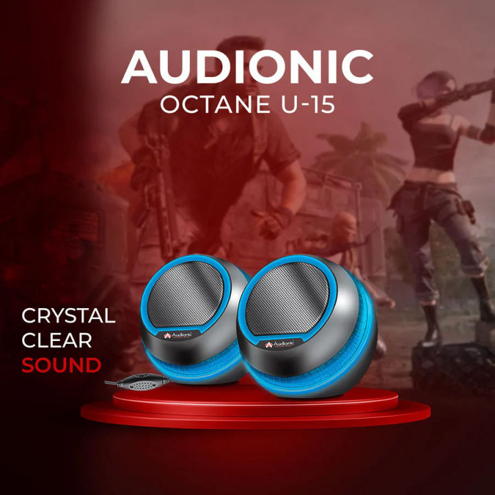Audionic U15 2.0 Channel Speakers - Enhance Your Audio | Daraz.pk