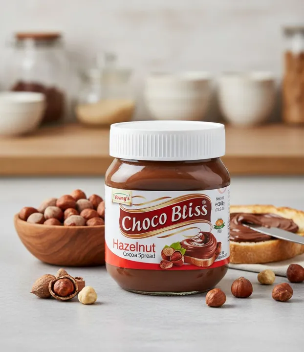 Chocolate Hazelnut Cocoa Spread , Rich Creamy Chocolate Spread for ...