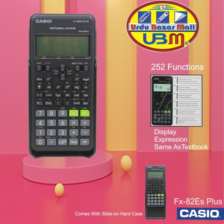 FX 82ES_Casio Scientific Calculator FX 82ES Plus 2nd Edition, Original ...