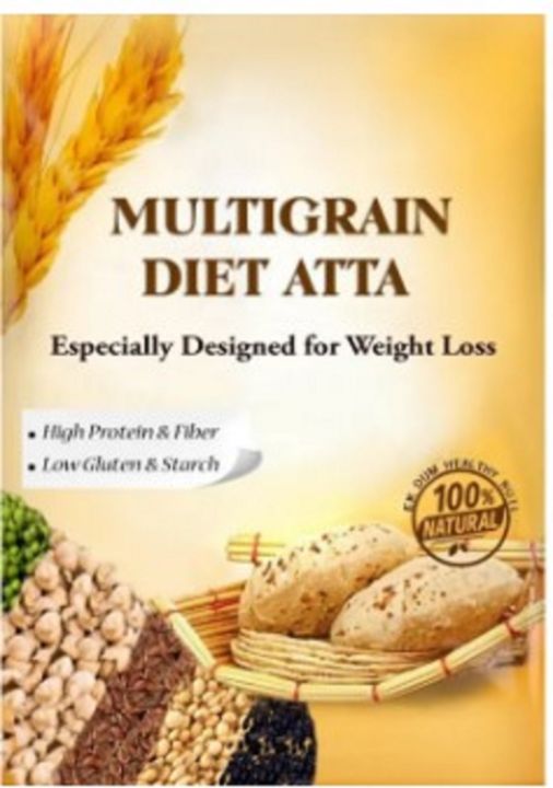 2-Lbs Multigrain Diet Atta | Multigrain Flour | Multigrain Atta | Sugar ...
