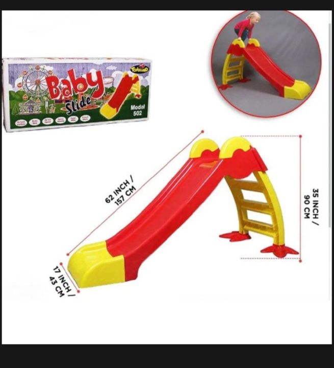 3-Step Slide for Kids – Safe Indoor & Outdoor Play | Daraz.pk
