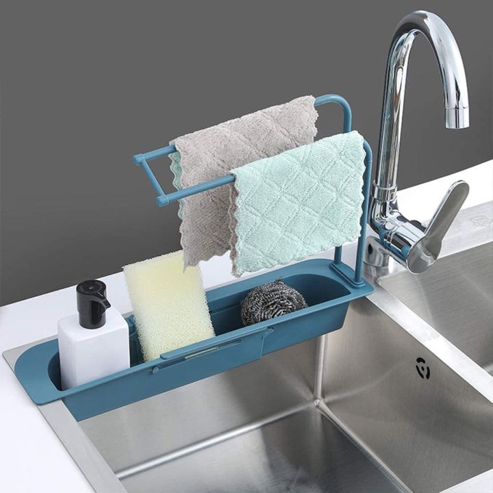 Telescopic Sink Storage Rack Telescopic Sink Rack Holder Expandable ...