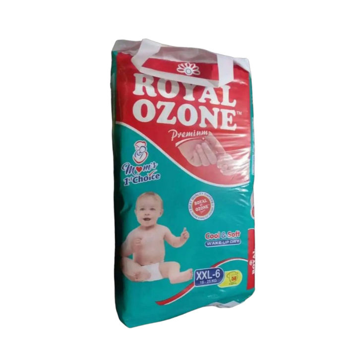 Royal Ozone Baby Diaper 6 Size Xxl (50 Pcs Pack) | Daraz.pk