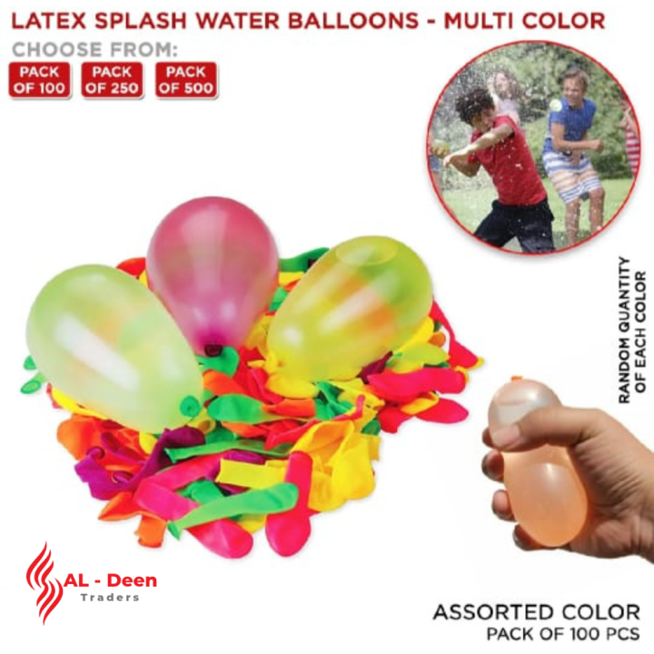Rapid Fill Water Balloons Splash Set – Multicolor Self-Sealing Water ...