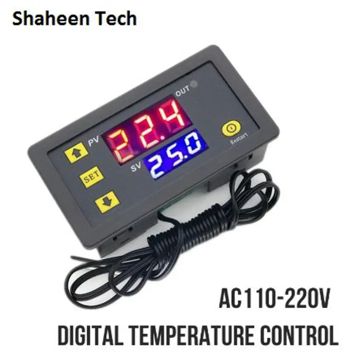 W3230 AC 220V 20A Digital Temperature Controller For Incubators And ...