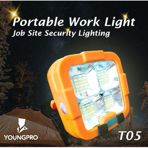 YOUNGPRO LAMPU SOLAR EMERGENCY PORTABLE WORK LIGHT JOB SITE T05 | Daraz.pk