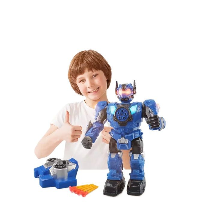 Mech Warrior R/C Robot - Police Shooter Edition - Blue | Daraz.pk