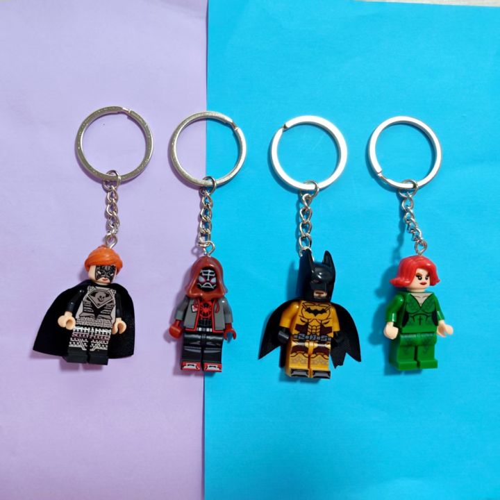 Assembling Toy Little Fairy Keychain Batman Building Block Minifigure ...