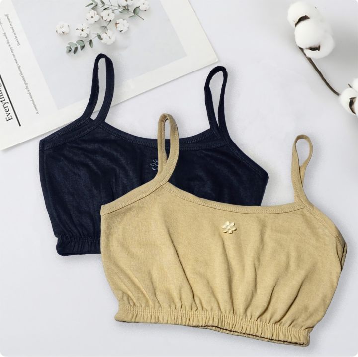 Galaxy Undergarments Pack of 2 Cotton Bra Vest for Girls Student Sling ...