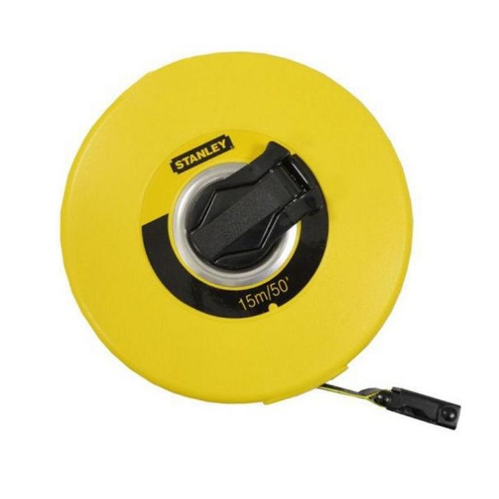 Stanley Imperial Closed Case Fiber Glass Measuring Tape 15m/50 ft X ...