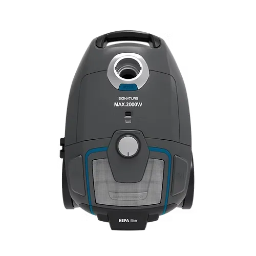 Signature VC-100 Noiseless Dry Vacuum Cleaner 2000W HEPA Filter Compact ...