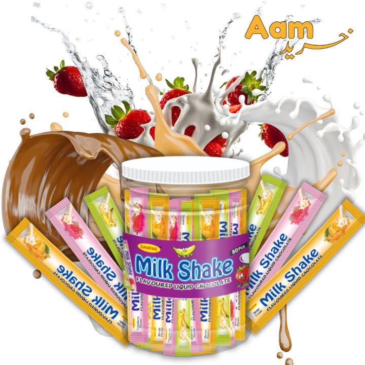 "DanPak Milk Shake Flavored Liquid Chocolate | A Smooth and Creamy ...