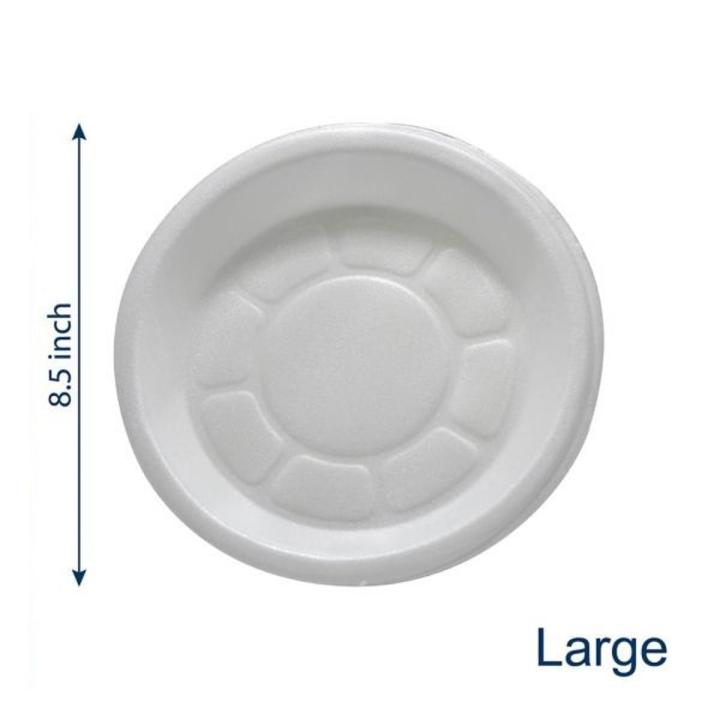 Disposibale thermocole form plates pack of 20 | Daraz.pk