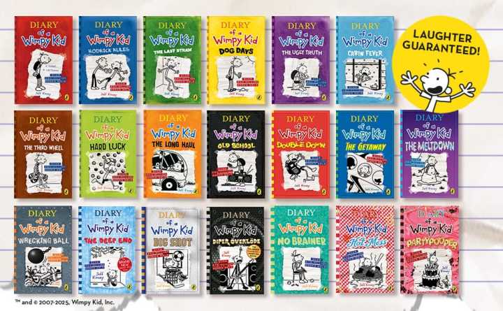 Diary of a Wimpy Kid Book Series Collection 20 Books | Daraz.pk