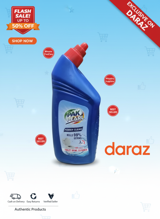 Pak-Pearl Toilet Bowl Cleaner 500ml | Daraz.pk