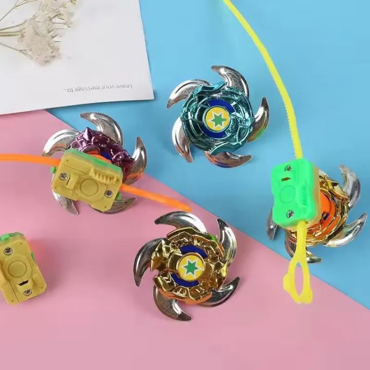 1 / 2 / 3 / 4 - Pcs Set - Mini Size Super Speed Beyblade With Launcher ...