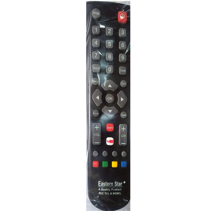 TCL & Nobel LED & LCD TVs Eastern Star Original Remote Control | Daraz.pk