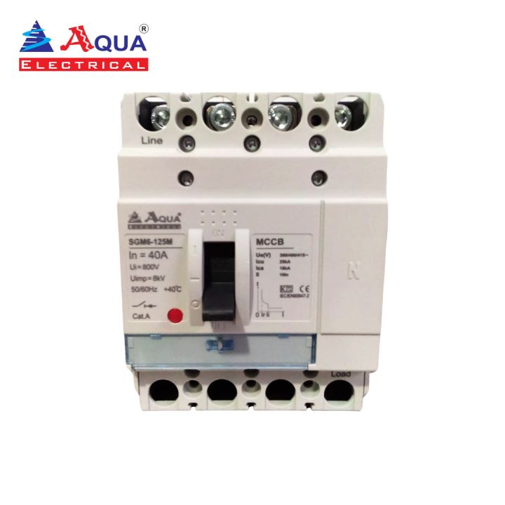 Aqua 4 Pole MCCB Breaker 40A, 60A | Daraz.pk
