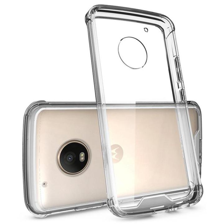 Moto E4/G5 Soft Shock Proof Jelly Back Cover - Transparent | Daraz.pk