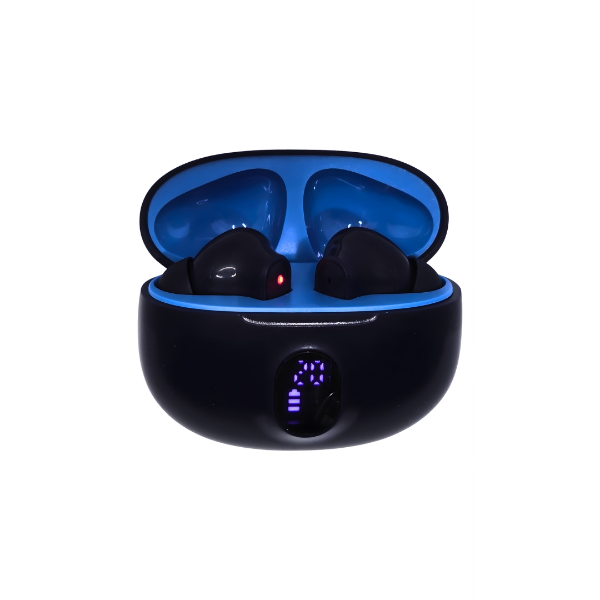🔥 TWS Wireless Earbuds with LED Display BLUE – ENC Noise Cancellation ...