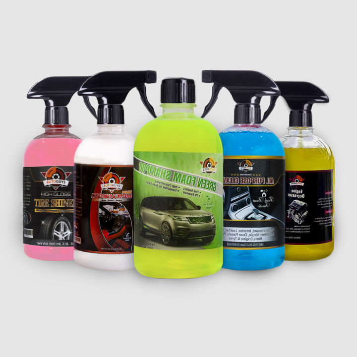Car Detailing Kit Pack of 5 - AUTOGUYS | Daraz.pk