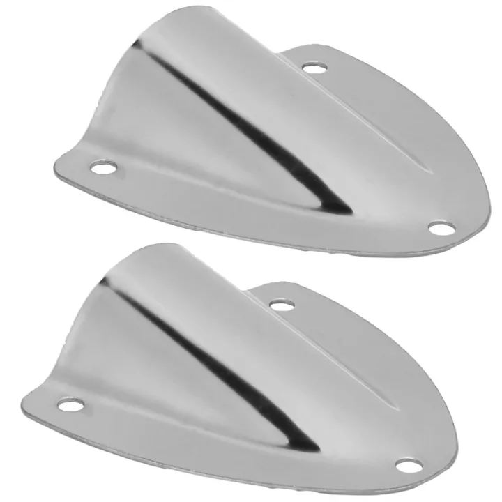 2pcs Vent Cover 316 Stainless Steel Clam Shell Vent Cover Silver ...
