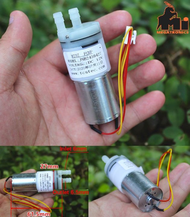 DC 12V diaphragm water pump 370 self priming pump | Daraz.pk