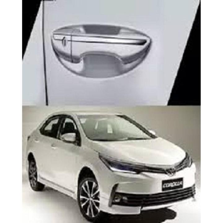 Toyota Corolla Handle Chrome Strip Grandy Style | Daraz.pk