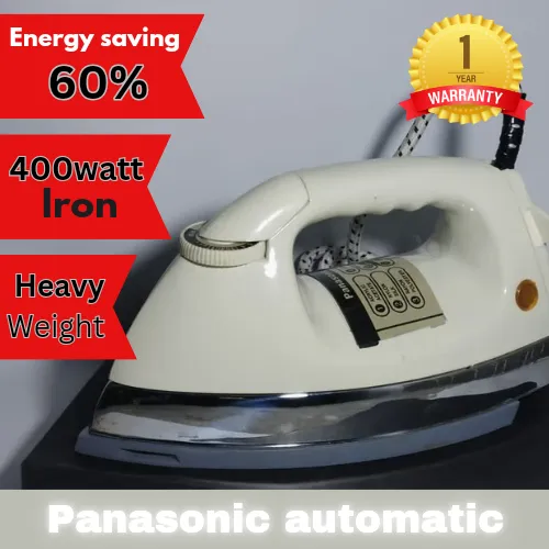 400Watt Automatic Panasonic Iron Best quality iron , White Low Voltage ...
