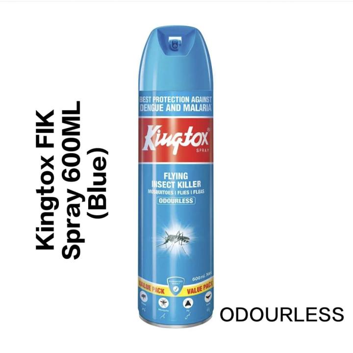 KINGTOX FLYING INSECT KILLER SPRAY 600ML (ODOURLESS) VALUE PACK | Daraz.pk