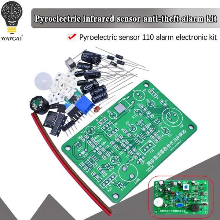 Human body sensing IR pyroelectric infrared sensor alarm electronic kit ...