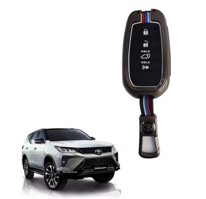 Toyota Fortuner Legender Key Cover With Metal Shell | Daraz.pk