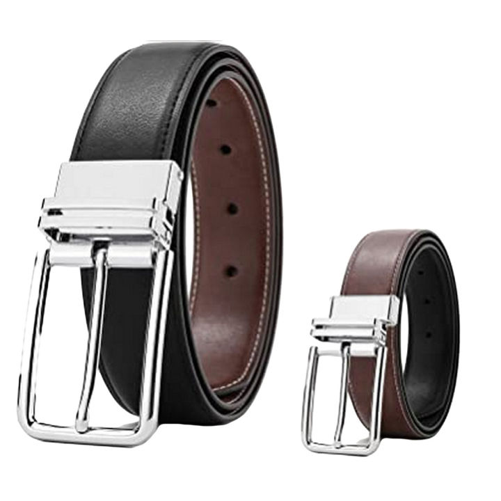 Most trendy revolving buckle Double sided belt for Men | Daraz.pk