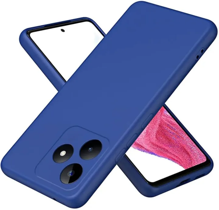Realme C61 Liquid Silicone Case Full Body Shockproof Silky Soft Premium ...