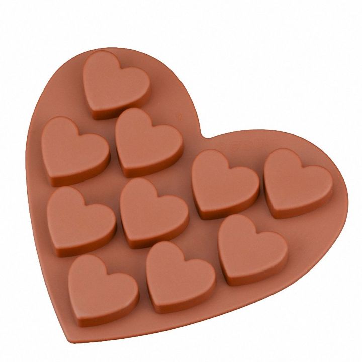 Silicone Mold Wble Small Love Heart Shape Handmade Soap Cake Mold ...