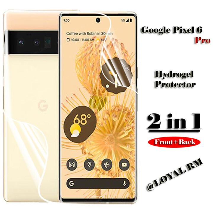 Google Pixel 6 PRO Front Back Hydrogel film Jelly Protector | Daraz.pk