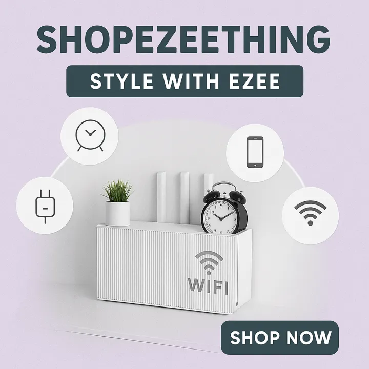 Wall-mounted router box Office Media Decor Console Wifi box Wireless ...